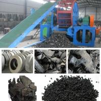 China Industrial Double Shaft Tire Shredder 380V 50-200mm Output DC53 Blades Recycling Machine for sale
