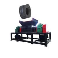 China Waste Tire Shredder Machine 50-200mm Output Double Shaft Shredder 15-220kw for sale