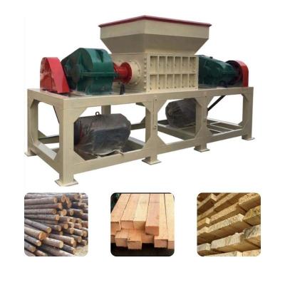 China Customized Twin Shaft Wood Pallet Shredder Machine 7.5-220kw for Industrial Waste Recycling for sale