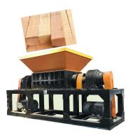 China MCS-600 Double Shaft Wood Pallet Shredder 11kW 600mm Chamber Industrial Chipper for sale