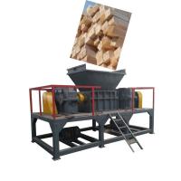China Double Shaft Shredder Wood Chipper Machine 1200kg/h 3300x1900x2200mm for Industrial Waste for sale