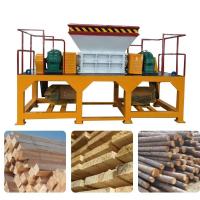 China Industrial Double Shaft Wood Shredder Machine 7.5-220KW for Waste Pallet Scrap for sale