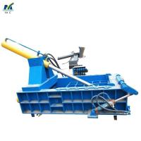 China Manual Hydraulic Scrap Metal Baler 80 Ton Press for Aluminum Steel Baling Machine for sale