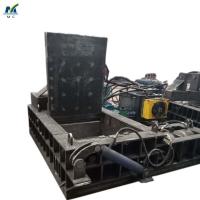 China Manual Hydraulic Scrap Metal Baler 80 Ton Press for Aluminum Steel Baling Machine for sale