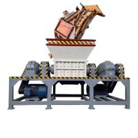 China Industrial Twin Shaft Wood Pallet Shredder 7.5-220KW Branch Crusher for Waste Wood for sale