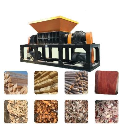 China Industrial Twin Shaft Wood Pallet Shredder 7.5-220KW Scrap Furniture Crusher Customizable for sale