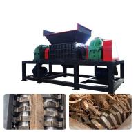 China Double Shaft Waste Wood Crusher 7.5-220KW Scrap Wood Shredder for Industrial Recycling for sale