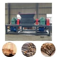 China Double Shaft Waste Wood Crusher 7.5-220KW Scrap Wood Shredder for Industrial Recycling for sale