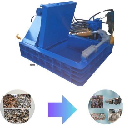 China Scrap Rebar Baler Machine Metal Casting Baling Machine US Automatic Hydraulic Press for sale