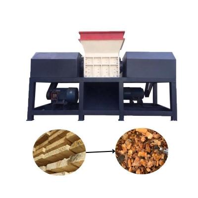 China Large Capacity Wood Waste Recycling Shredder Machine Twin Shaft 37kW 1000mm Chamber for sale