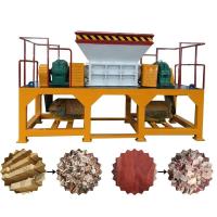 China Industrial Double Shaft Wood Branch Shredder 15-220kw Low Noise Shredding Machine for sale
