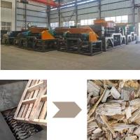 China Industrial Double Shaft Wood Branch Shredder 15-220kw Low Noise Shredding Machine for sale