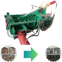 China 60 kW Hydraulic Scrap Cables Baling Press Machine 1350 kg Package Weight Metal Recycling for sale