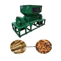 China Industrial Twin Shaft Wood Shredder Machine 400-2200mm Chamber Customizable for sale