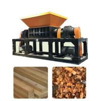 China Industrial Double Shaft Wood Pallet Shredder 15-220kw Low Noise Shredding Machine for sale