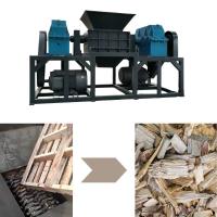 China Double Shaft Wood Pallet Shredder Machine 45000kg Heavy Duty Industrial Shredder for Wood Block for sale