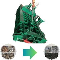 China 400 Ton Metal Plate Baling Press Forging Parts Baler Metal Recycling Machine MCD-400 for sale
