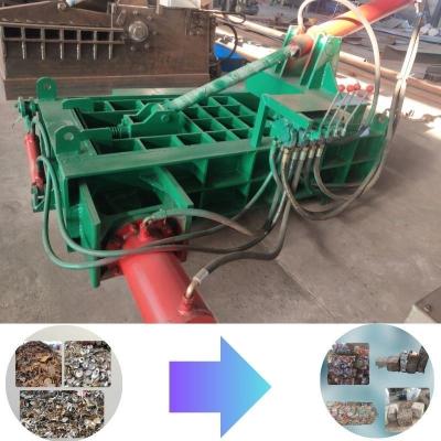 China Hydraulic Metal Baler Press 200 Ton Scrap Aluminium Block Compactor Machine for Steel Mills for sale