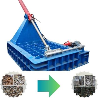 China 1100x800x400mm Metal Briquetting Machine 100 Ton Scrap Copper Billet Baling Press for Recycling for sale