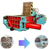 China High Speed Horizontal Hydraulic Scrap Metal Baler 125 Ton Bale Weight 30-35 kg for sale