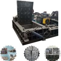 China Automatic Horizontal Hydraulic Metal Scrap Aluminum Can Press Baler 1100x800x400 mm Chamber for sale
