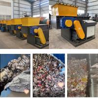 China Single Shaft Shredder 600mm Scrap Metal Steel Aluminum Industrial Shredding Machine 18.5kW for sale