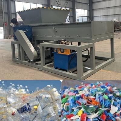 China Single Shaft Shredder 600mm Shredding Width 18.5kw for Plastic Waste Bottle Film Recycling for sale
