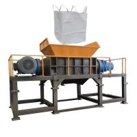 China Double Roller Shredder for Waste Shoe Material and Old Metal Recycling 300mm Blade Diameter for sale