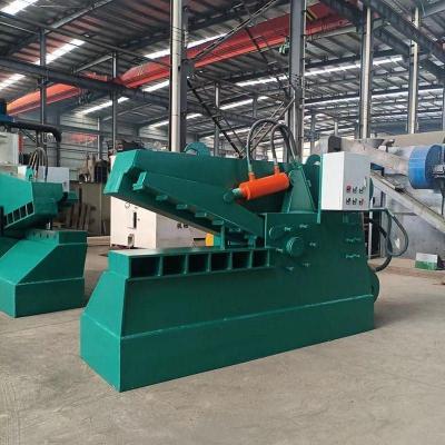 China Hydraulic Alligator Shear 20 Kw Mobile Scrap Steel Plate Round Steel Cutting Machine 800mm Blade for sale