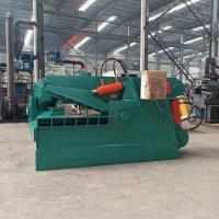 China Hydraulic Alligator Shear 20 Kw Mobile Scrap Steel Plate Round Steel Cutting Machine 800mm Blade for sale