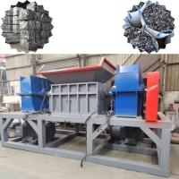 China Double Shaft Aluminum Cast Shredder 2600x2000x1900mm for Scrap Metal Recycling 22-110kW for sale