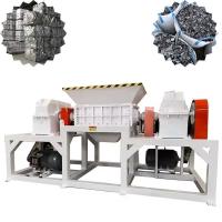China Double Shaft Aluminium Alloy Wheel Hub Shredder 22-110kW for Waste Aluminium Recycling for sale