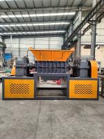 China Double Shaft Shredder for Car Frame Scrap Metal 22-110kW Heavy Duty Industrial Shredding Machine for sale