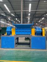 China Double Shaft Shredder for Car Frame Scrap Metal 22-110kW Heavy Duty Industrial Shredding Machine for sale
