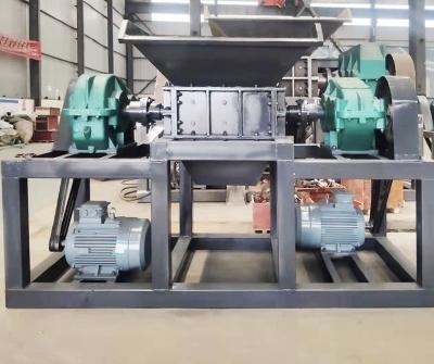 China Dual Shaft Shredder 500-1500 kg/h for Scrap Metal Empty Cases Shredding for sale