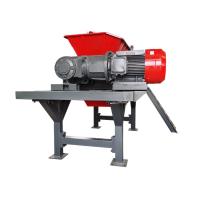 China Initial Payment Double Shaft Mobile Plastic Shredder with SKD-11 Blades Material for sale
