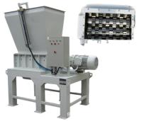China Single Shaft Shredder 600mm 18.5kW for Plastic Wood Rubber Waste Recovery for sale