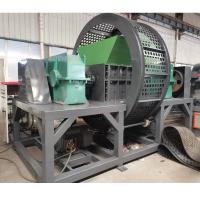 China Rubber Tire Shredder Production Line 50-200mm Output SKD-11 Blades for sale