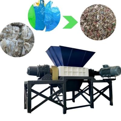 China Single Shaft Shredder 600mm Shredding Width 18.5kW for Plastic Film Bags Pipes for sale