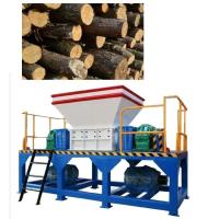 China 1000-1500 kg Capacity Double Shaft Wood Shredder for Heavy Materials Recycling for sale