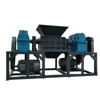 China 1000-1500 kg Capacity Double Shaft Wood Shredder for Heavy Materials Recycling for sale