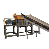 China 1000-1500 kg Capacity Double Shaft Wood Shredder for Heavy Materials Recycling for sale