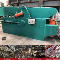 China Hydraulic Alligator Rebar Shear Machine 30Kw 1350mm Knife Edge for Channel Steel Scrap Metal Recycling for sale