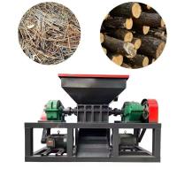 China Twin Shaft Shredder for Blue Barrels Rubber Tires 22-110kw 1-20t/h for sale