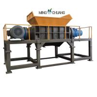 China Twin Shaft Shredder for Blue Barrels Rubber Tires 22-110kw 1-20t/h for sale