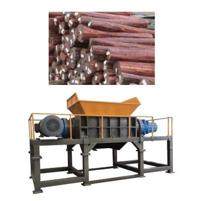 China DC53 Blades Electric Double Shaft Shredder 7.5-220KW for Wood Fruit Tree Crushing for sale