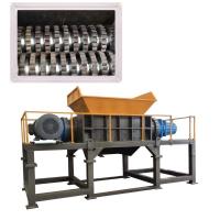 China Hard and Durable Double Roller Shredder for Mixed Plastic Shipping Cost Included for sale