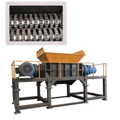 China Hard and Durable Double Roller Shredder for Mixed Plastic Shipping Cost Included for sale
