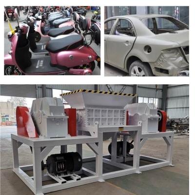 China Customizable 800mm Double Shaft Shredder 15-60kW for Metal Plastic Wood Tire for sale