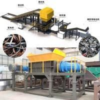 China Two Shaft Shredder 22-110kW Metal Copper Wire Shredder with Planetary Reducer for sale